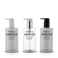 China 10.3 Oz Plastic Shampoo Bottle With Opaque Soap Dispenser Refillable For Bathroom for sale