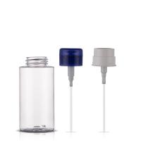 China 150ml PET Push Down Pump Dispenser Bottle Refillable Empty Plastic Container for Nail Polish Remover for sale