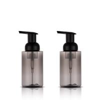 China 250ml Transparent Plastic Foam Soap Dispensers For Bathroom Countertops for sale