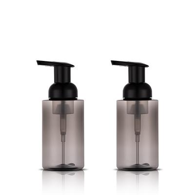 China 250ml Transparent Plastic Foam Soap Dispensers For Bathroom Countertops for sale