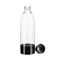 China Black Cap And Base 1000ML Soda Maker Bottle For Home Or On-The-Go for sale