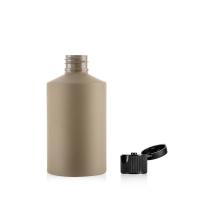 China Brown PET Plastic Cosmetic Bottle 100ml Sustainable UV Resistant Skin Care Serum for sale