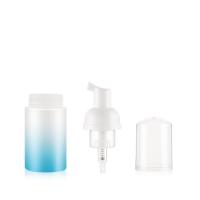 China 30ml PET Foam Pump Bottle 1oz Clear Plastic Dispenser for Hand Soap Travel for sale
