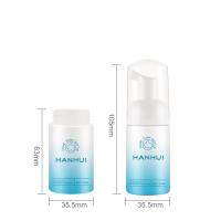China 30ml PET Foam Pump Bottle 1oz Clear Plastic Dispenser for Hand Soap Travel for sale