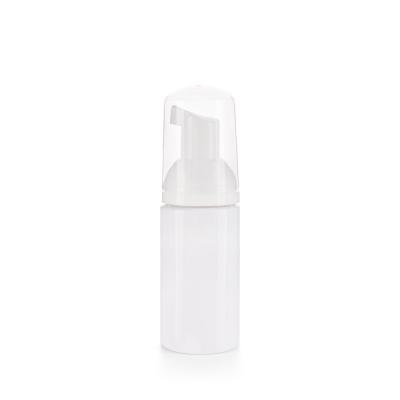 China 50ml PET Plastic Foam Pump Bottle Travel Size Reusable Foamer for Soap Shower Gel for sale