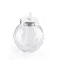 China 500ML PET Clear Cute Fat Chicken Shape Milk Tea Plastic Cup For Summer Cold Drinks for sale