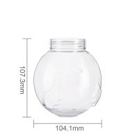 China 500ML PET Clear Cute Fat Chicken Shape Milk Tea Plastic Cup For Summer Cold Drinks for sale