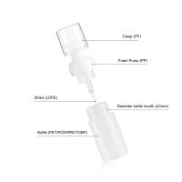 China 100ml White Solid Color  Plastic Foam Bottle With White Foam Pump And PP Cap for sale