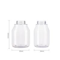 China 300ML 10OZ 0.8CC Transparent Hand Sanitizer Bottle With Foam Pump White for sale