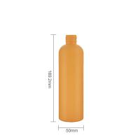 China 200ML 6.6OZ  Soft Touch Squeeze Bottle With Pump Dispenser For HDPE Shampoo for sale