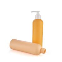 China 200ML 6.6OZ  Soft Touch Squeeze Bottle With Pump Dispenser For HDPE Shampoo for sale