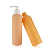 China 200ML 6.6OZ  Soft Touch Squeeze Bottle With Pump Dispenser For HDPE Shampoo for sale