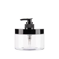 China 300ml 10 OZ Plastic Wide Mouth Jars Soap Dispenser Jars PET Hand Soap Bottle for sale