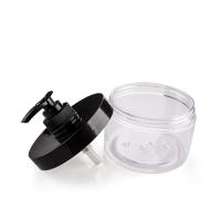 China 300ml 10 OZ Plastic Wide Mouth Jars Soap Dispenser Jars PET Hand Soap Bottle for sale