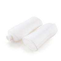 China 350ml HDPE Flip Cap Shampoo Bottle Upside Down Oval Squeeze Container for sale