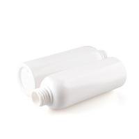 China 150ml White Boston Plastic Bottles With Silver Chrome Pump Lotion Top for sale