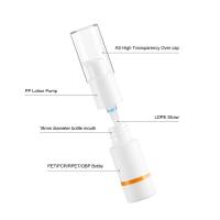 China PET 15ml Cosmetic Bottle Eco Friendly Lotion Bottle with Pump 18/410 Neck for sale