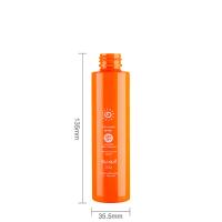 China 100ML Empty Cylinder Cosmetic Spray Bottle Plastic PCR PET R-PET Material for sale
