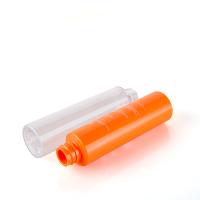 China 100ML Empty Cylinder Cosmetic Spray Bottle Plastic PCR PET R-PET Material for sale