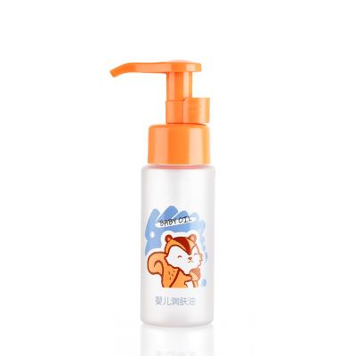 China Logo Printing White 50ML PET Plastic Pump Bottles Lightweight for sale
