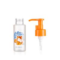 China Logo Printing White 50ML PET Plastic Pump Bottles Lightweight for sale