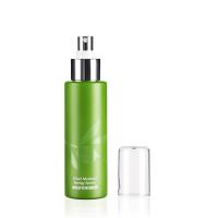 China Plastic 4 OZ Matte Cosmetic PET Bottles Custom Color With Silver Pump for sale
