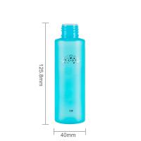 China Round Shape 4 Oz Plastic Cosmetic Bottles For Personal Care Packaging Container for sale