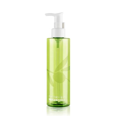 China 150ML Versatile Cylinder PET Plastic Cosmetic Bottles For Essence Oil With Pump for sale