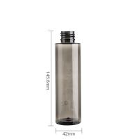 China Custom Color 5 OZ 150ml Cylinder PET PCR Plastic Bottle Cosmetic for Emollient Water for sale