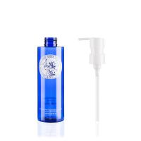 China Round 200ml Recyclable PET Plastic Cosmetic Bottles for Hair Oil Body Oil with Pump for sale