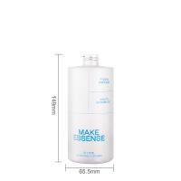 China 400ml Frosted PET PCR Hair Care Bottle with 24/410 Neck Dispenser Pump Eco-Friendly Reusable for sale