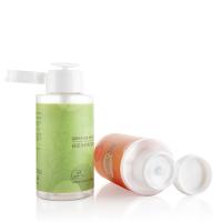 China 10oz Micellar Cleansing Water Empty Plastic Bottles With Push Down Pump Dispenser for sale