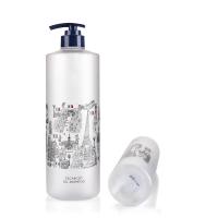 China Custom Logo 500ML 1000ML PET Plastic Shampoo Bottles with Pump 32/410 Neck for sale