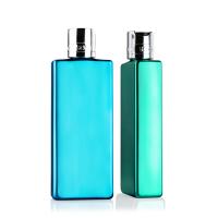 China 200ML Shampoo Bottle Metal Color With Aluminium Disc Cap for sale