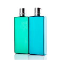 China 200ML Shampoo Bottle Metal Color With Aluminium Disc Cap for sale