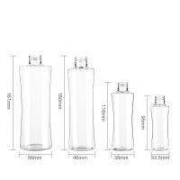 China Recyclable PET Plastic Cosmetic Bottles 60ml 100ml 200ml 300ml Skincare Packaging for sale