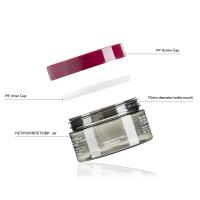 China Empty Wide Mouth PET Jars 30ml 100ml Cosmetic Jars With Caps for sale