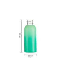 China Portable 50ML Plastic Cosmetic Bottles Eco Friendly With Dispenser Pump for sale