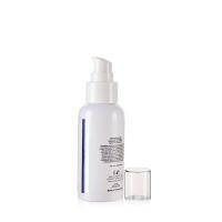 China 100ml Solid White Color Pet Boston Round Bottles With PP Cap For Body Lotion for sale