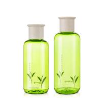 China Green Tea Plastic Bottle With Screw Cap For Balancing Moisturizing Lotion 2-Piece Set for sale