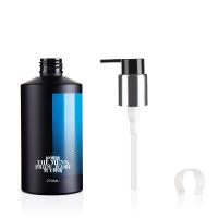 China 270ml Transparent Empty Plastic Bottles With Aluminum Screw Cap for lotion for sale