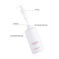 China 300ml White Shampoo Bottle Matte Finish With Left And Right Lock Pump for sale