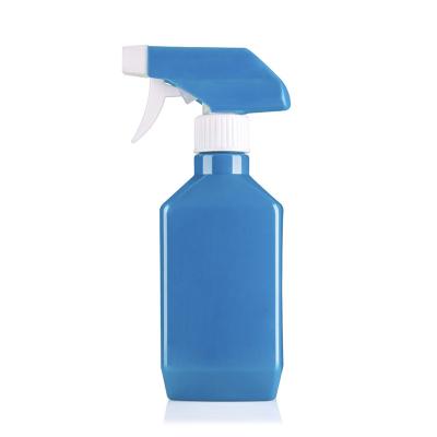 China 300ml Dark Blue PET Plastic Spray Bottle with 28/410 Trigger Sprayer for sale
