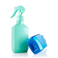 China 300ml Dark Blue PET Plastic Spray Bottle with 28/410 Trigger Sprayer for sale