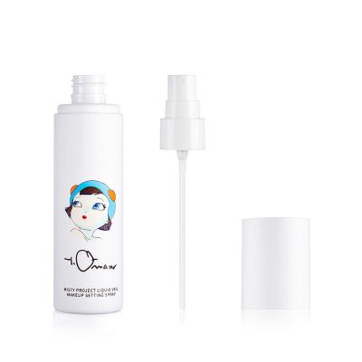 China 100ml White Custom Plastic Spray Bottles 20/410 Neck Finish With Cap for sale