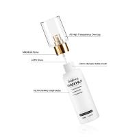 China 120ml Empty Plastic Spray Bottles With Aluminum Pump Cosmetic Containers for sale