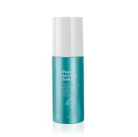 China Plastic PET Cylindrical Lotion Pump Bottle 100ML Eco-Friendly With Over Cap for sale