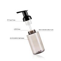 China 150ml Transparent Gray Color Plastic Foam Bottles For Hand Soap for sale