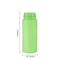 China 150ml Green PET Plastic Foam Bottle with White Foam Pump Custom Logo for sale