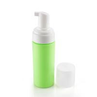 China 150ml Green PET Plastic Foam Bottle with White Foam Pump Custom Logo for sale
